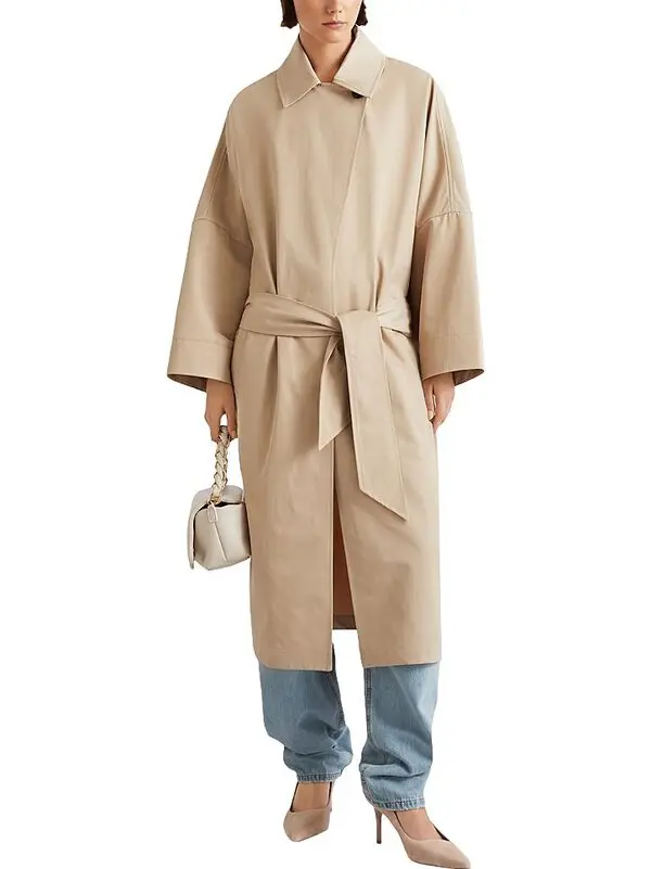 Marella Mllmandare Deconstructed Trench Coat - Natural
