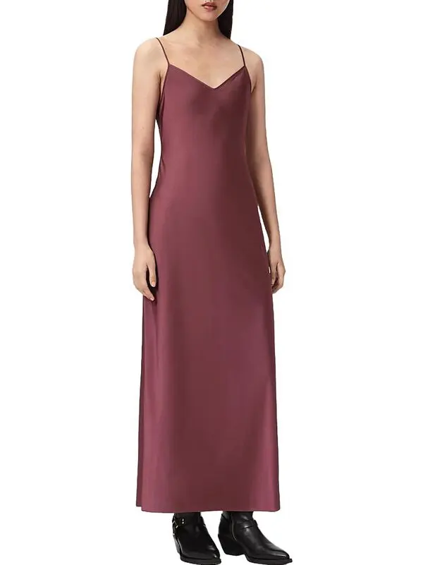ALLSAINTS Bryony Dress - Raspberry