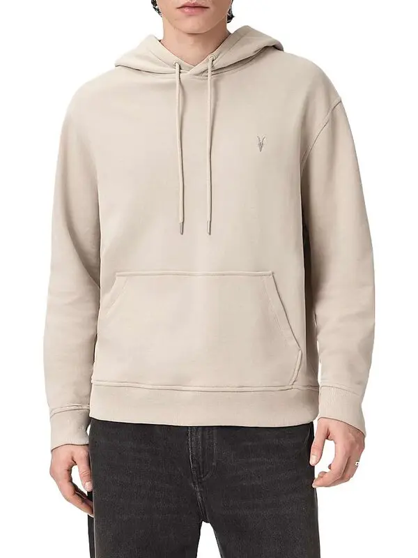 ALLSAINTS Asher Logo Hoodie - Sandstone