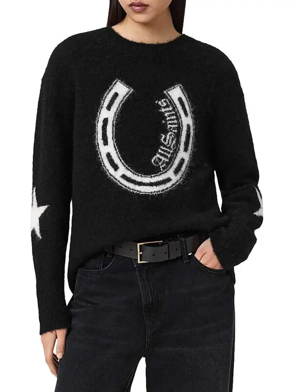ALLSAINTS Kismet Sweater - Black/chalk