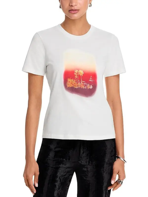 Staud Crewneck T-shirt - California Sunset