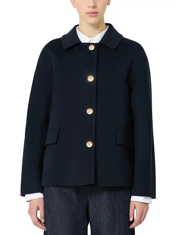Max Mara Wool Jacket - Midnight Blue