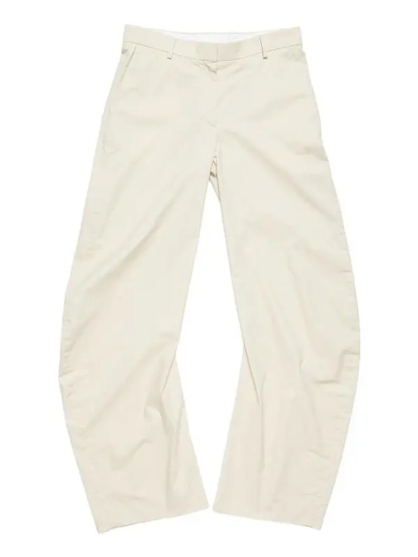 Acne Studios Straight Leg Pants - Light Beige