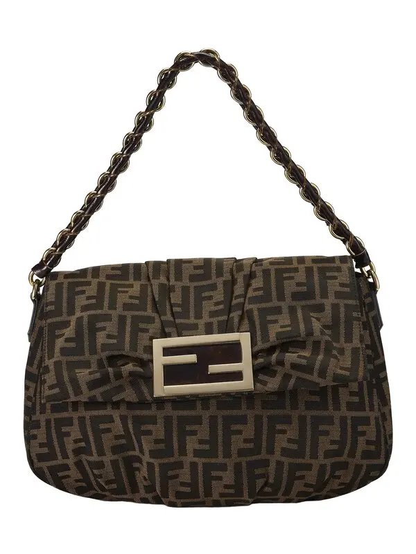 Fendi Zucca Mia Baguette - Brown