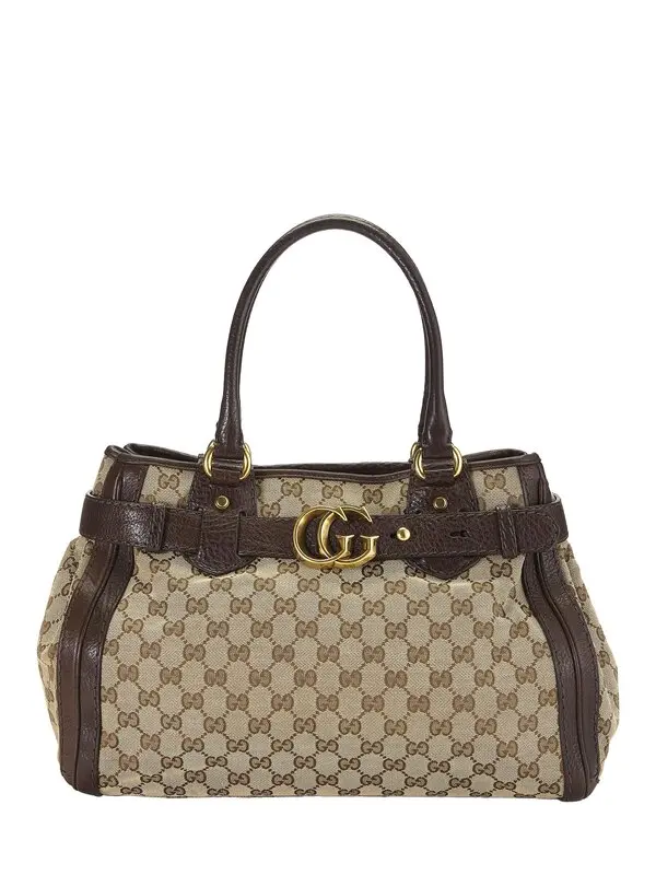 Gucci Original Gg Running Tote - Brown