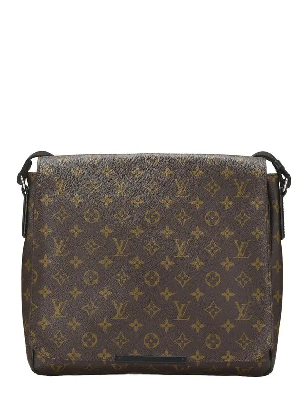 LOUIS VUITTON Monogram Macassar District - Black