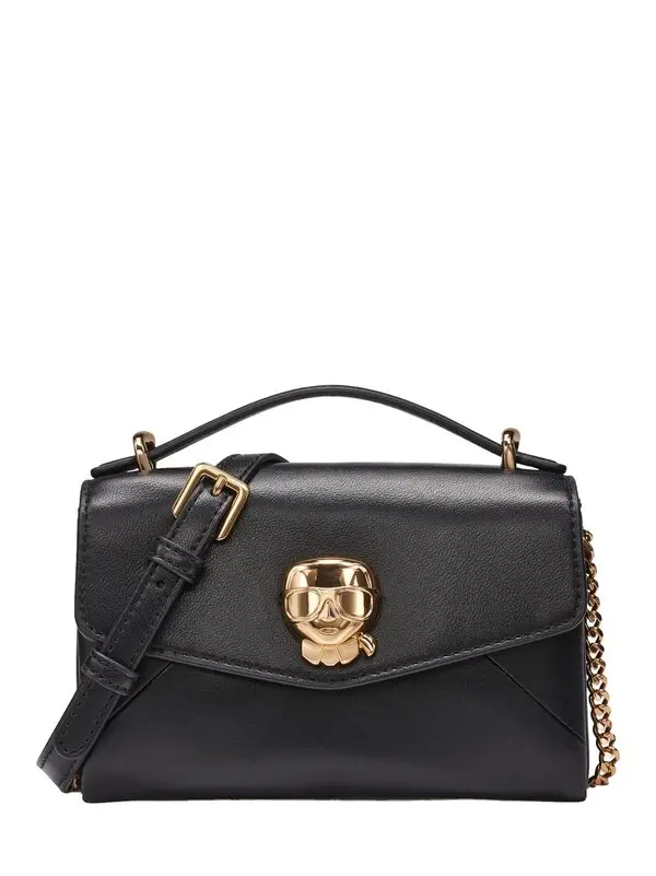 Karl Lagerfeld Paris Chantaye Crossbody Bag - Black/gold