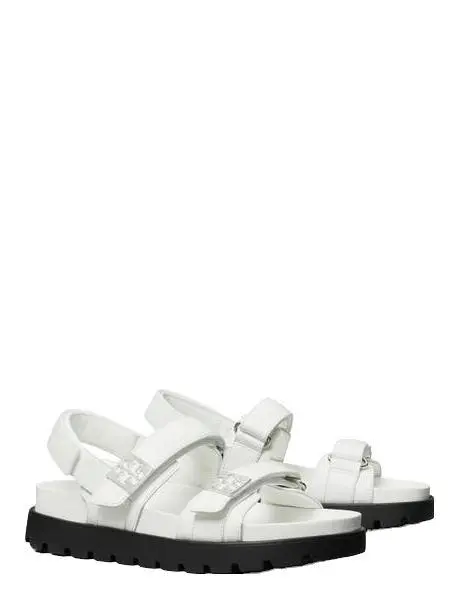 Tory Burch Mellow Sport Sandal - Bianco/silver