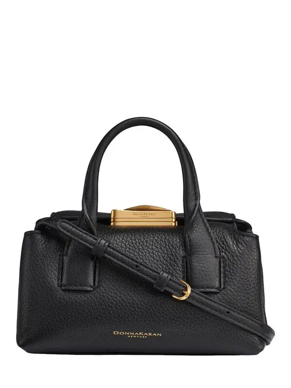 Donna Karan New York Amagansett Mini Satchel - Blk/gold