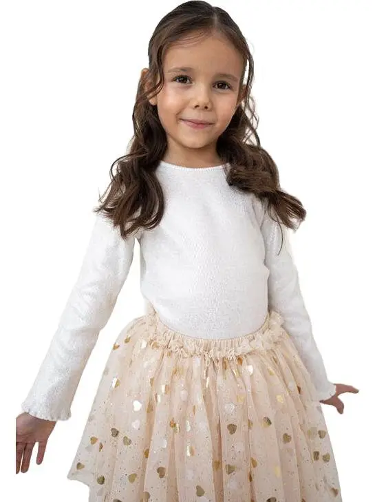 MINI CELEBRITIES Tutu Skirt Set - Sand Beige