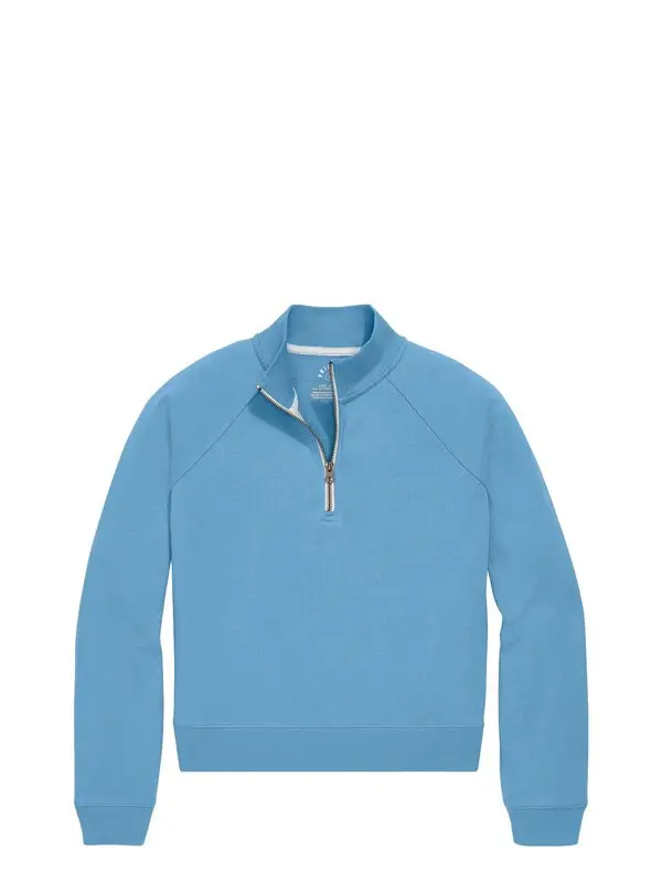 PRIMARY Half-zip French Terry Sweatshirt - Cornflower