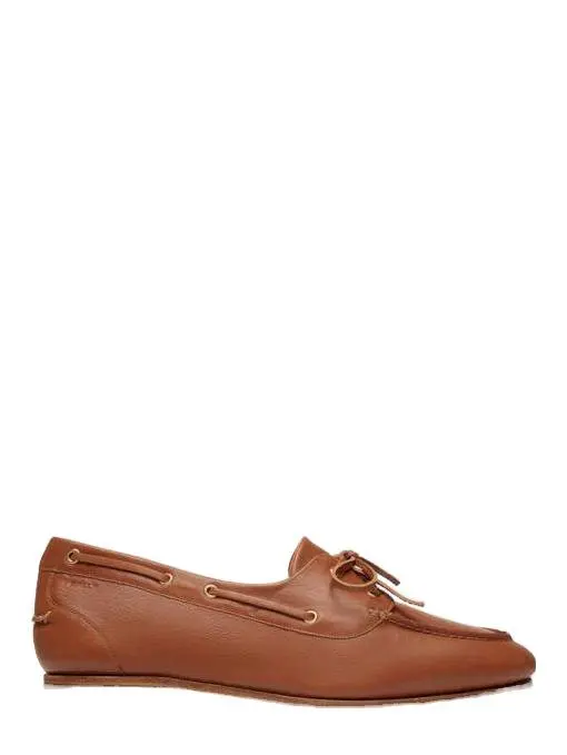 Bally Plume Leather Loafer - Brown