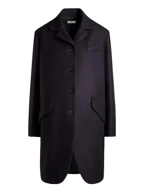 Bally Single-breasted Midi Coat - Blue