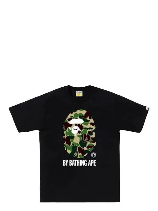 A BATHING APE Abc Camo Bathing Ape Tee Shirt - Black/green