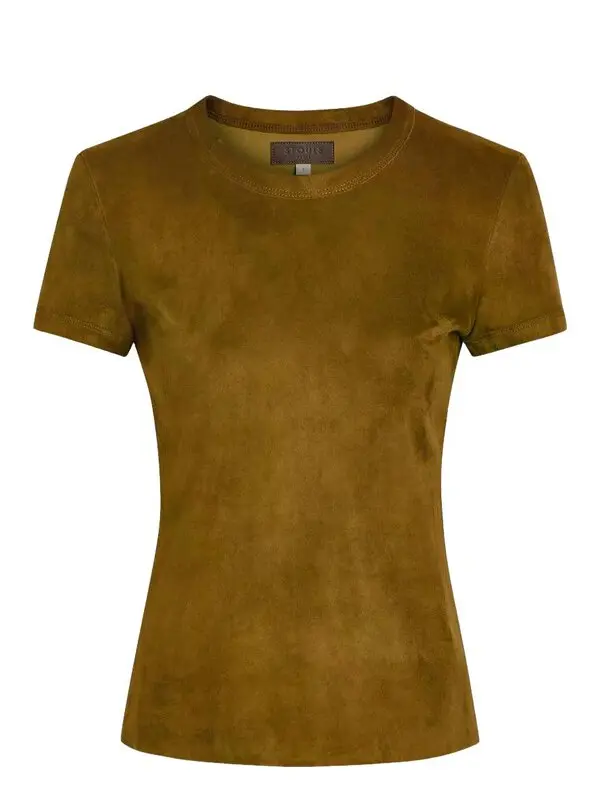 Stouls Round-neck T-shirt - Brown