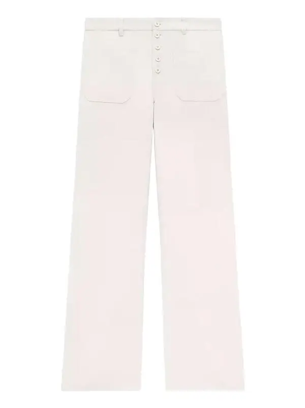 COURREGES Patch-pocket Trousers - White