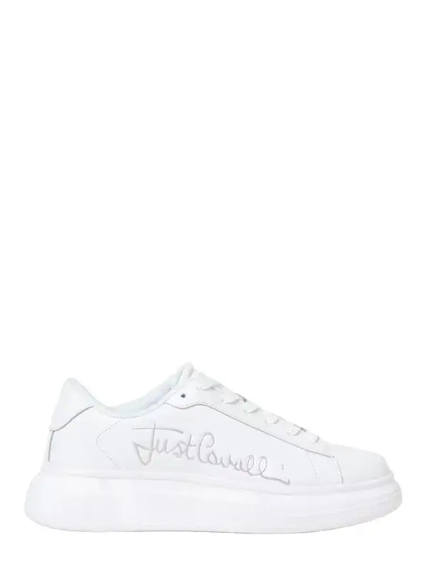 Just Cavalli Logo-lettering Sneakers - White