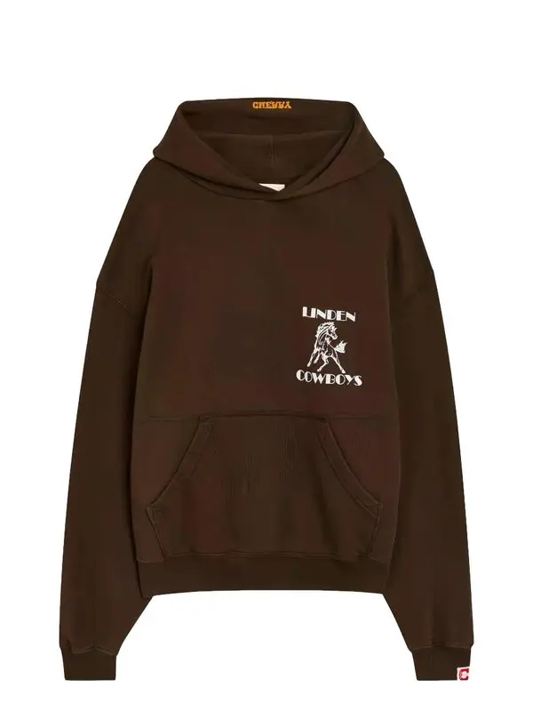CHERRY LA Graphic-print Hoodie - Brown