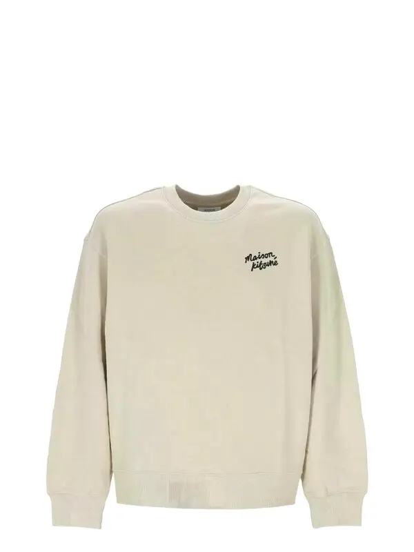 Maison Kitsuné Logo-motif Sweatshirt - Neutrals