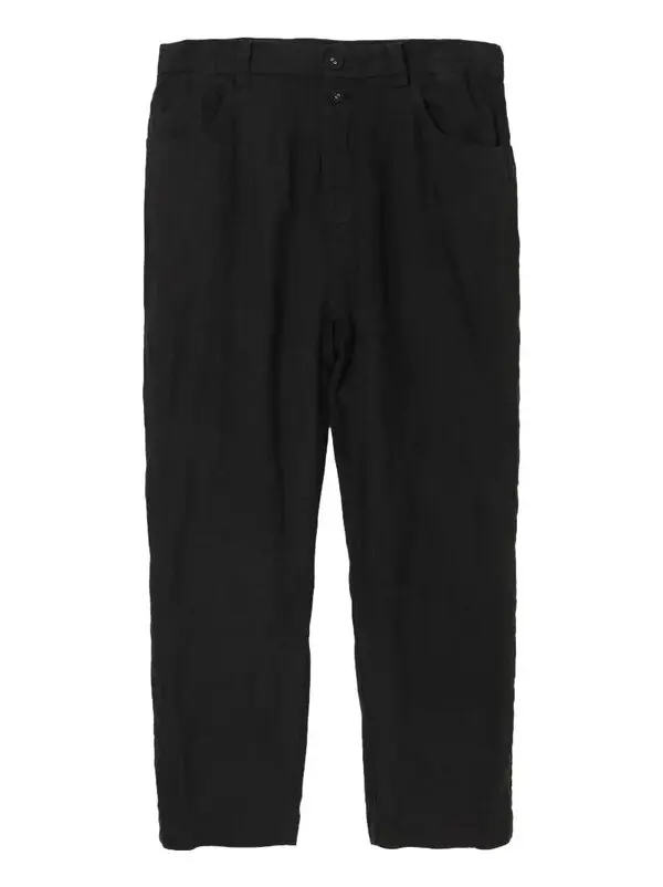 UNDERCOVERISM Regular Linen Trousers - Black