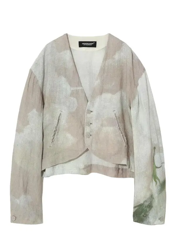 UNDERCOVERISM Printed Button Jacket - Neutrals