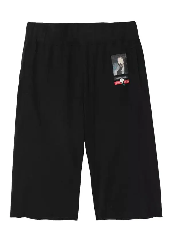 UNDERCOVERISM Graphic-patch Track Shorts - Black