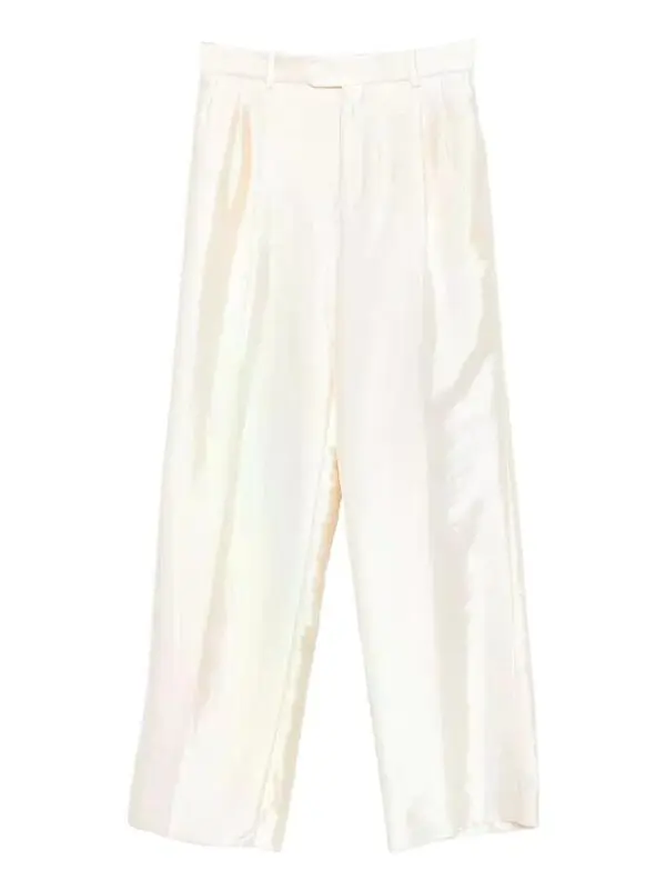 Sandro Straight Trousers - Neutrals