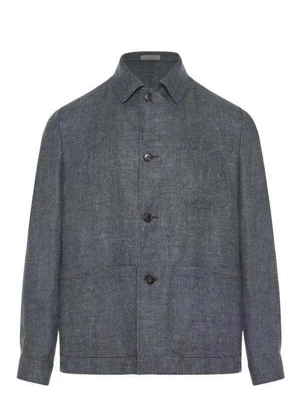 Corneliani Button Pocket Shirt Jacket - Grey