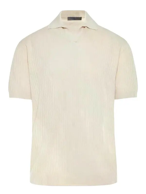 Corneliani Pima Ribbed Knit Sweater - Neutrals
