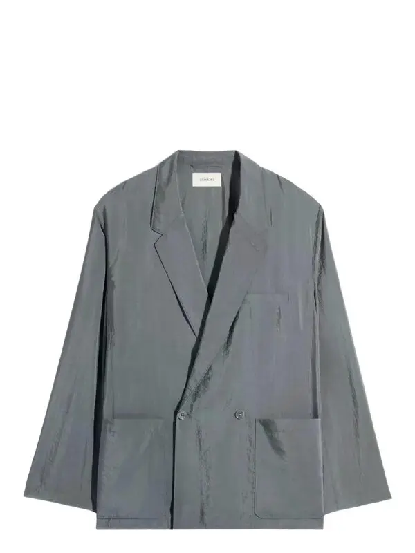 LEMAIRE Double-breasted Pocket Blazer - Grey