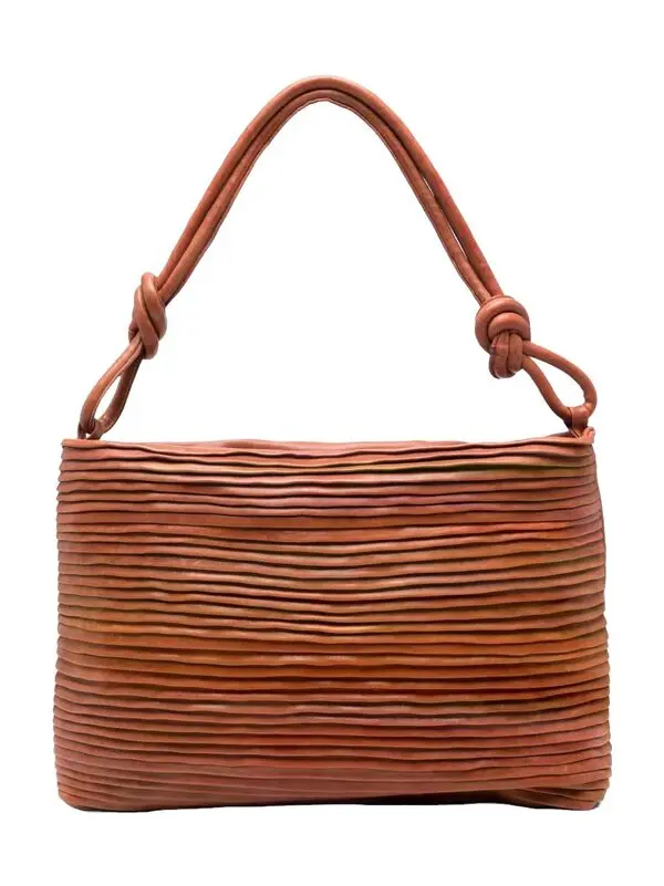 SOMMET Aisha Knotted Shoulder Bag - Brown
