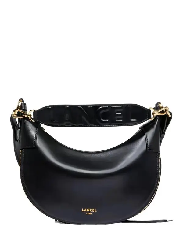 LANCEL Leather Shoulder Bag - Black