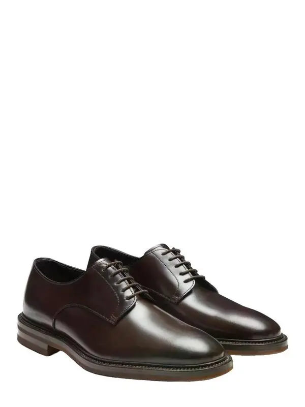 Fratelli Rossetti Leather Derby Shoes - Brown