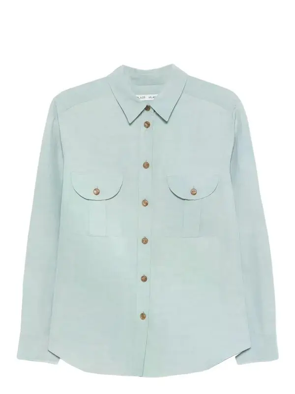 BLAZÉ MILANO Zenith Buttoned Shirt - Blue
