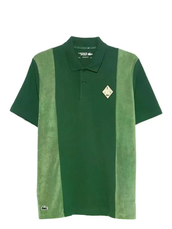 Lacoste Colourblock Patch Polo Shirt - Green