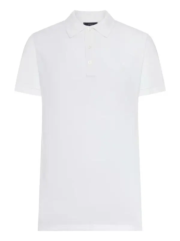 FAY Short-sleeves Polo Shirt - White
