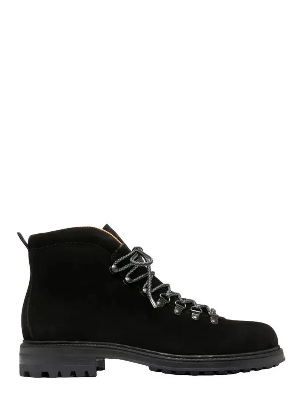 Officine Creative Lace-up Leather Boots - Black