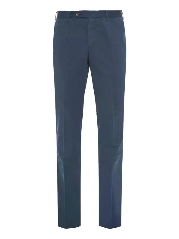 PT TORINO Button Tailored Trousers - Blue