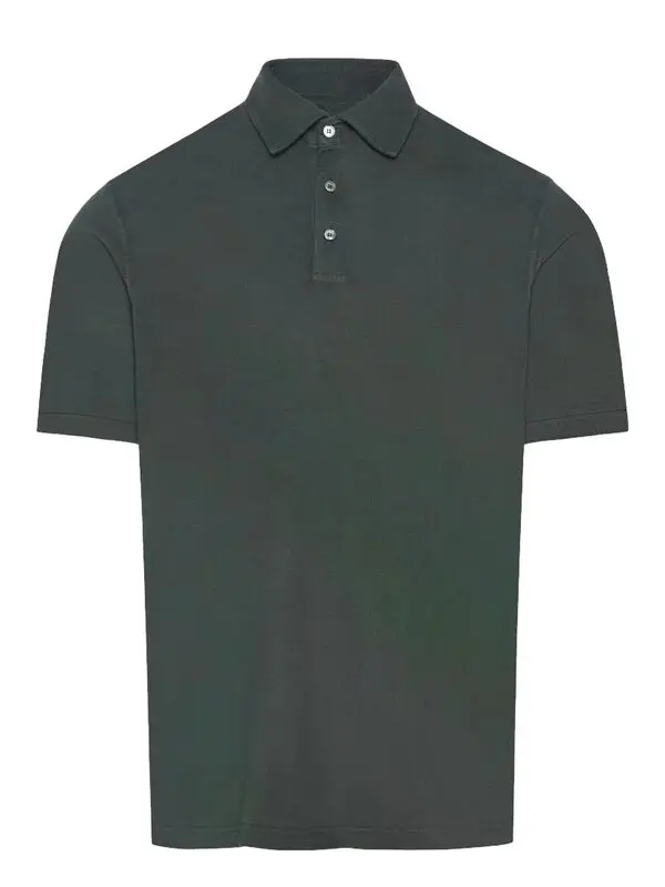Fedeli North Buttoned Polo Shirt - Grey