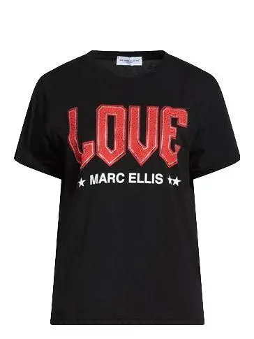 MARC ELLIS Cotton Jersey T-shirt - Black
