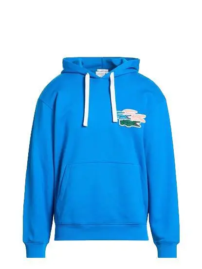 Lacoste Cotton French Terry Appliquéd Logo Hoodie - Azure