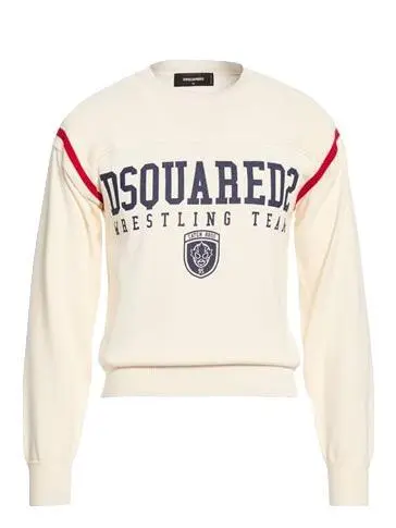 Dsquared2 Cotton Sweater - White