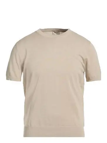 PAOLONI Short Sleeve Cotton Sweater - Light Grey