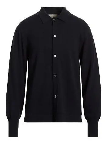 Officine Générale Virgin Wool Cardigan - Navy