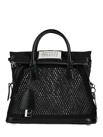 MAISON MARGIELA Handbag With Leather Trim - Black