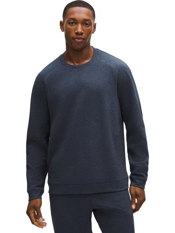 Lululemon Ease The Day Crewneck - Heathered True Navy/black