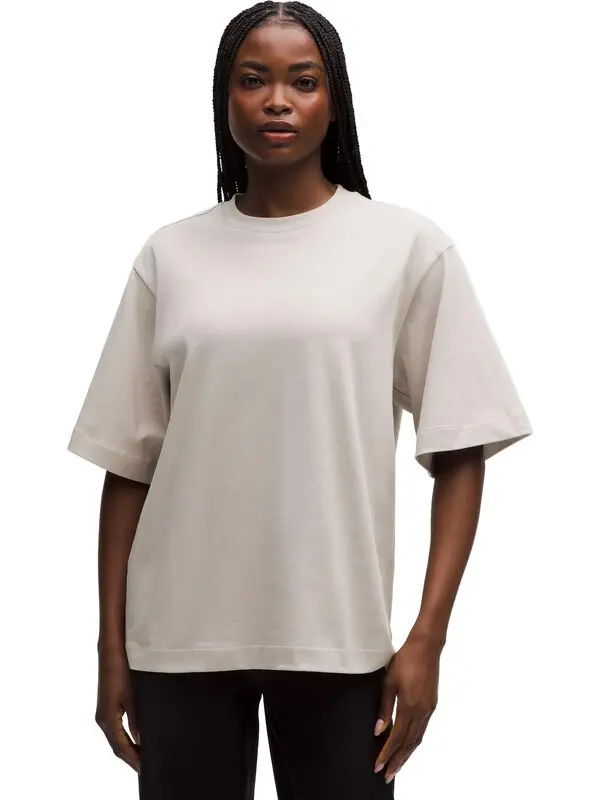 Lululemon Heavyweight Cotton Oversized T-shirt - Downtown Tan