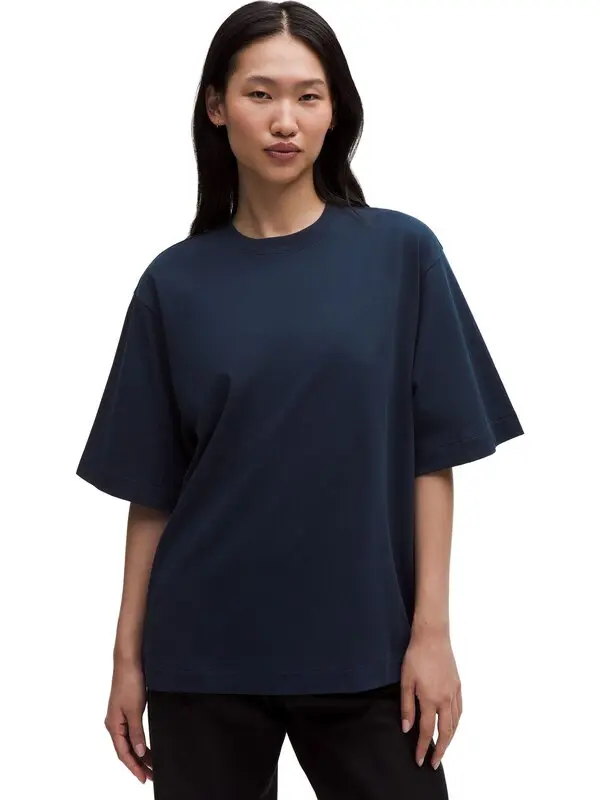 Lululemon Heavyweight Cotton Oversized T-shirt - True Navy