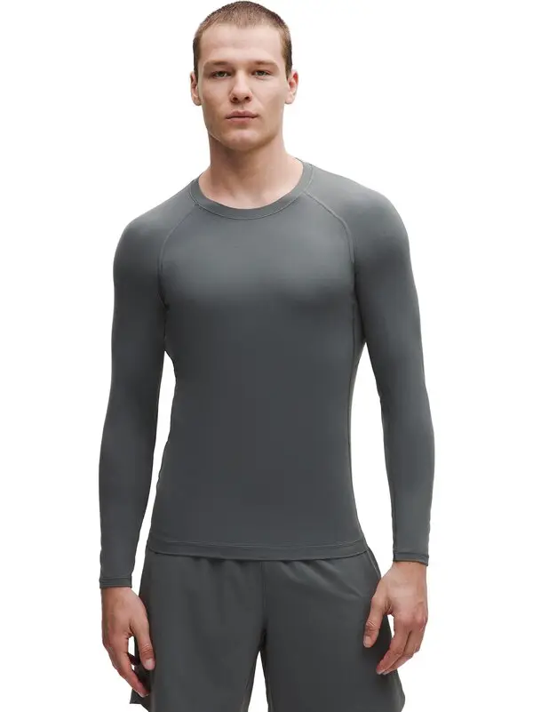 Lululemon Unrestricted Power Long-sleeve Shirt - Onyx Grey