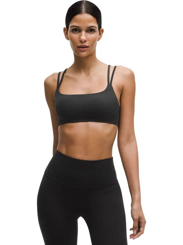 Lululemon Like A Cloud Double-strap Bra - Black